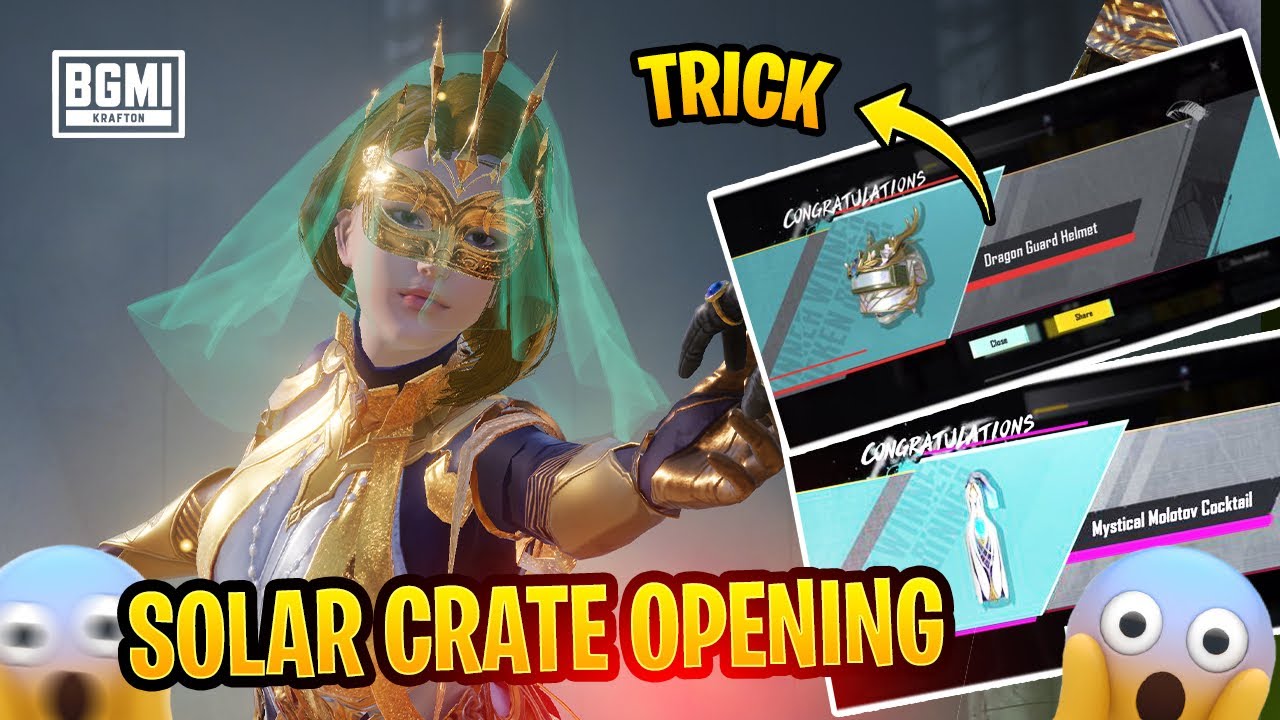 SOLAR CRATE OPENING BGMI || I GOT EVERYTHING FOR FREE SPIN 🤯🤯🤯😱😱 #bgmi ...