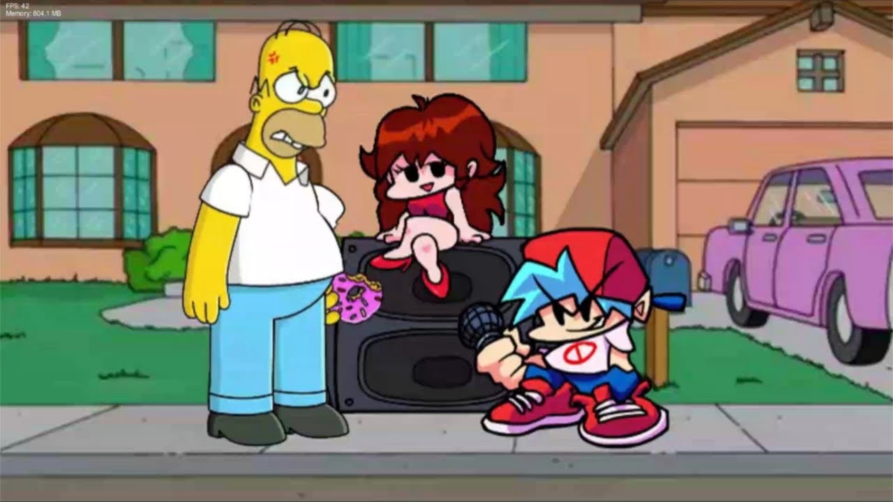 Friday Night Funkin' Vs Homr - FNF Mod (FULL WEEK Simsons) - YouTube