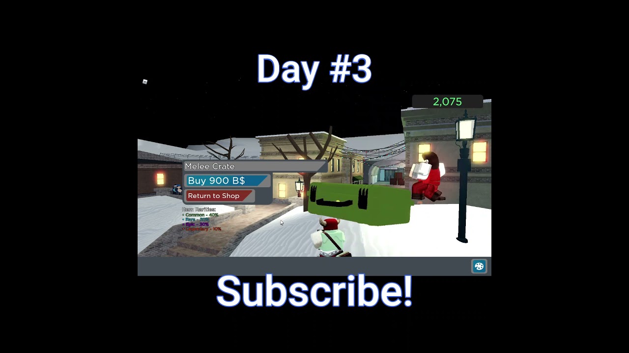 "Unboxing a Melee Arsenal crate everyday until I get Bat axe." ( Day 3 ...