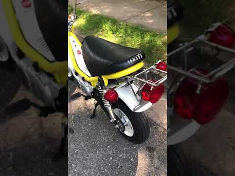 1974 Yamaha LB80 Chappy walk around and start - YouTube