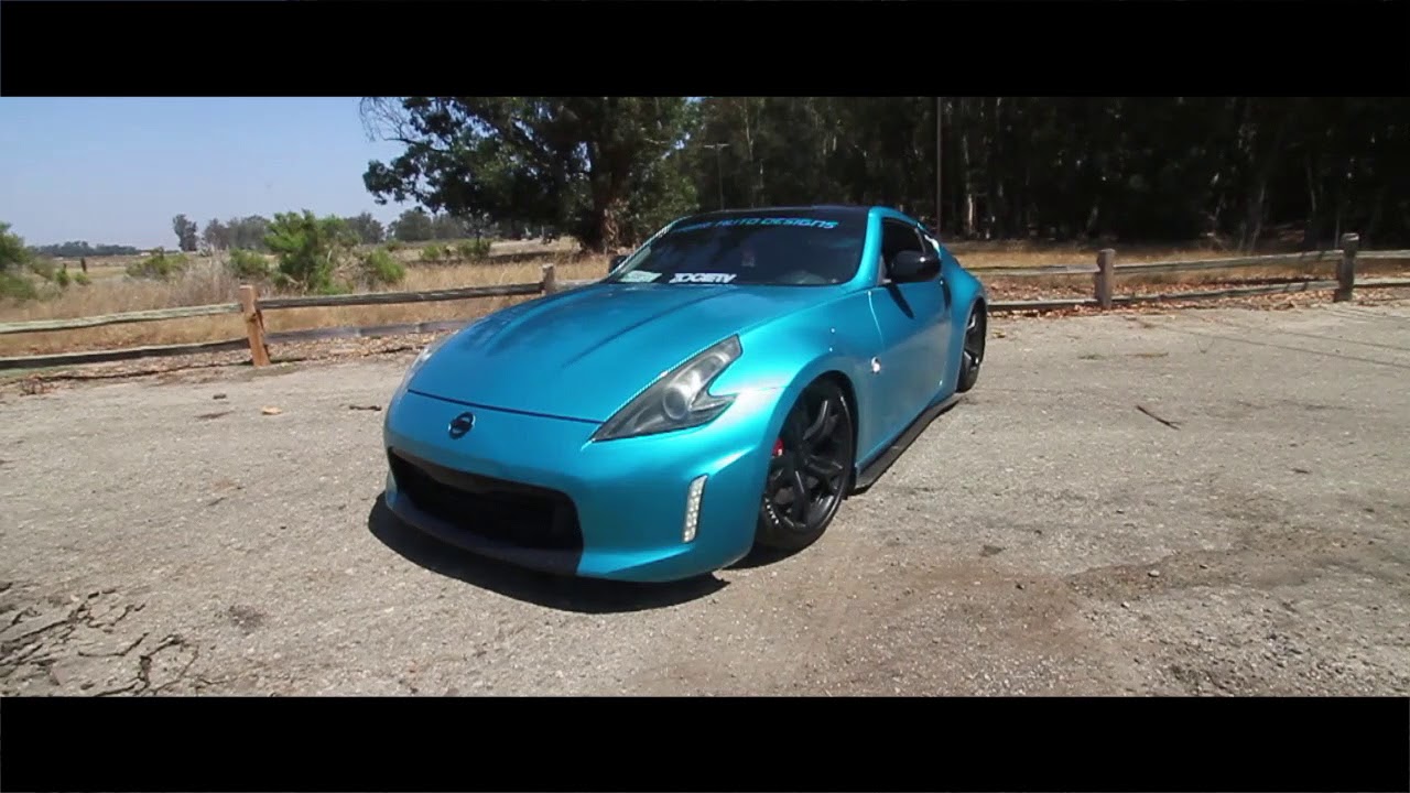 Slammed Nissan 370z ! | Static Z34 - YouTube