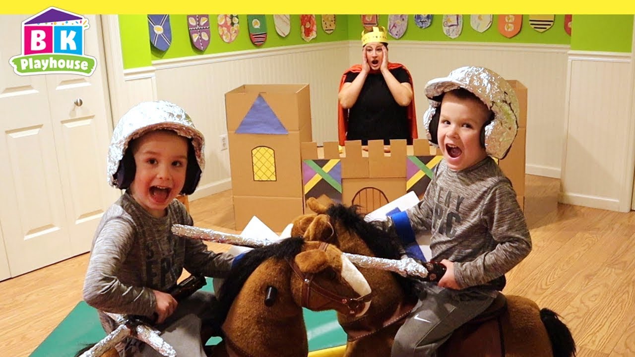 Medieval Times! | Pretend Play with Castles, Knights, Jousting, and ...