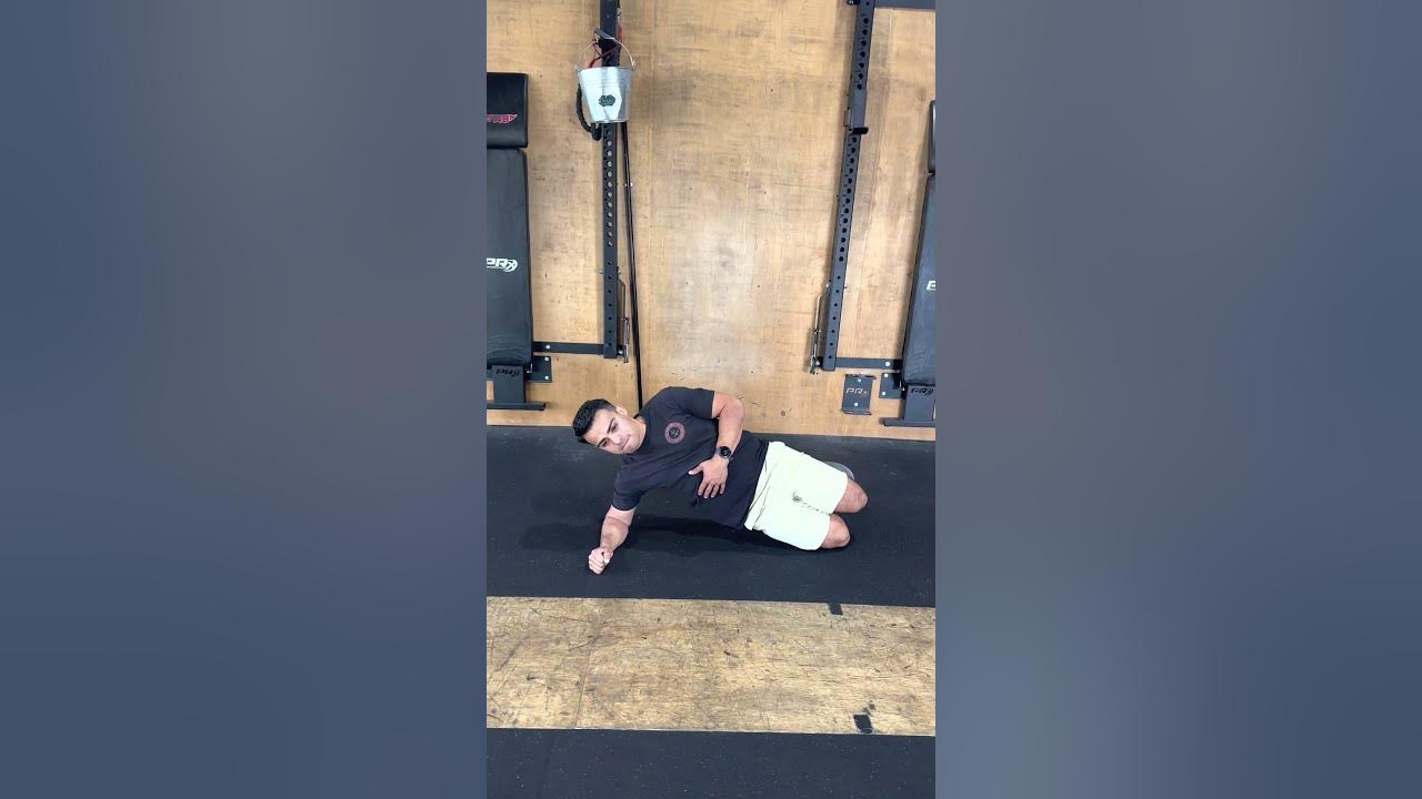 Scaled Side Plank/Knee Side PLank - YouTube