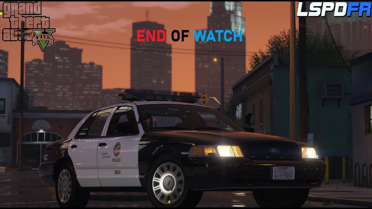 End of Watch - Roll Call Scene LSPDFR (Song: Harder "Than You Think" by ...