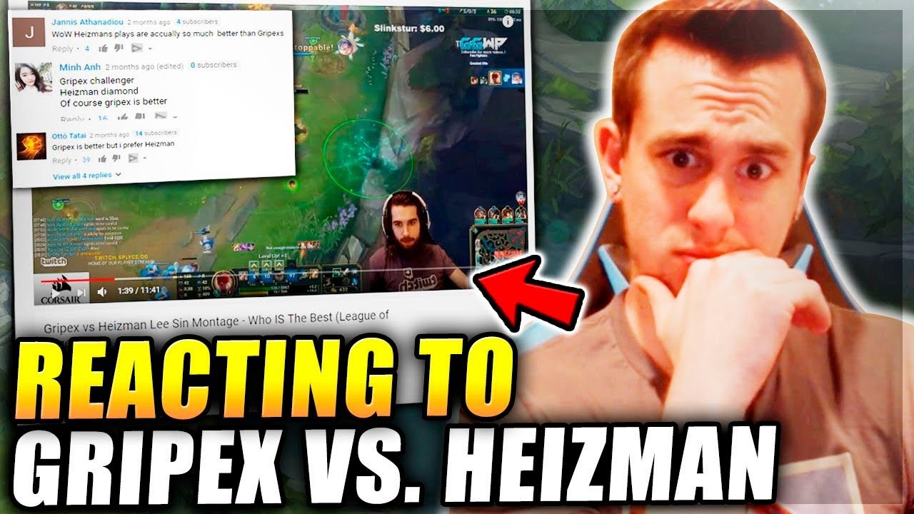 REACTING TO GRIPEX VS. HEIZMAN MONTAGE (WHO'S BETTER?) - League of ...