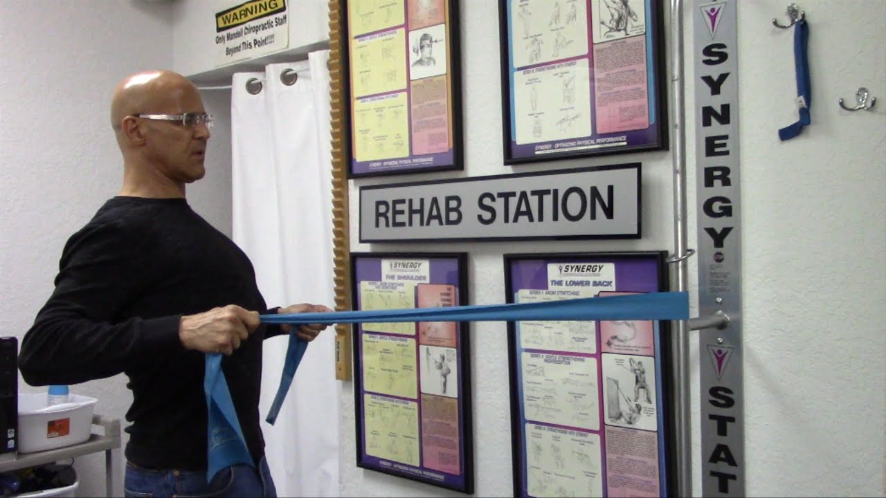 Rhomboid / Lower Trap Row Exercise for Forward Head Posture & Rounded ...