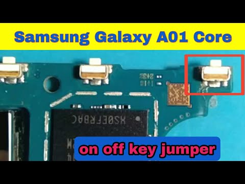 samsung galaxy a01 core on off key not working problem jumper ways ...