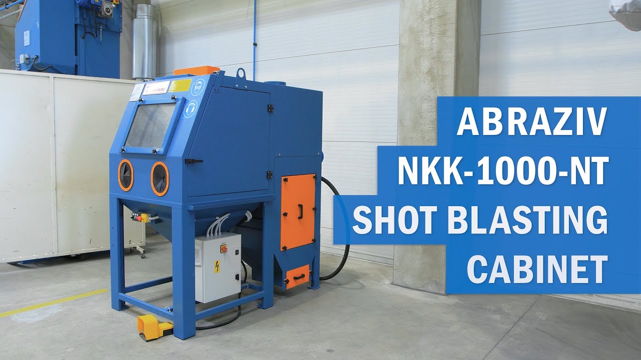 NKK-1000-NT type Shot Blasting Cabinet - YouTube