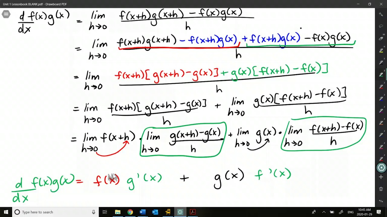 Product Rule (derivatives) - YouTube