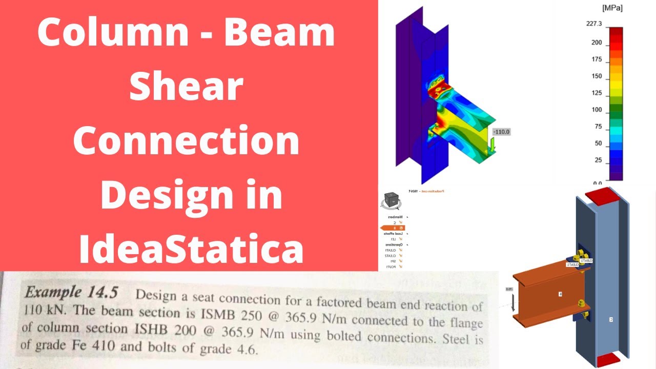Steel Beam-Column Connection in IdeaStatica | Steel Connection Design ...