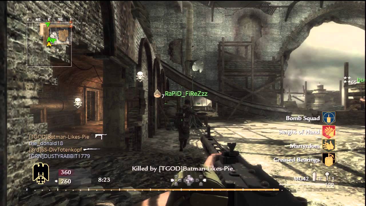 COD WAW PS3 online match 8/4/14 - YouTube