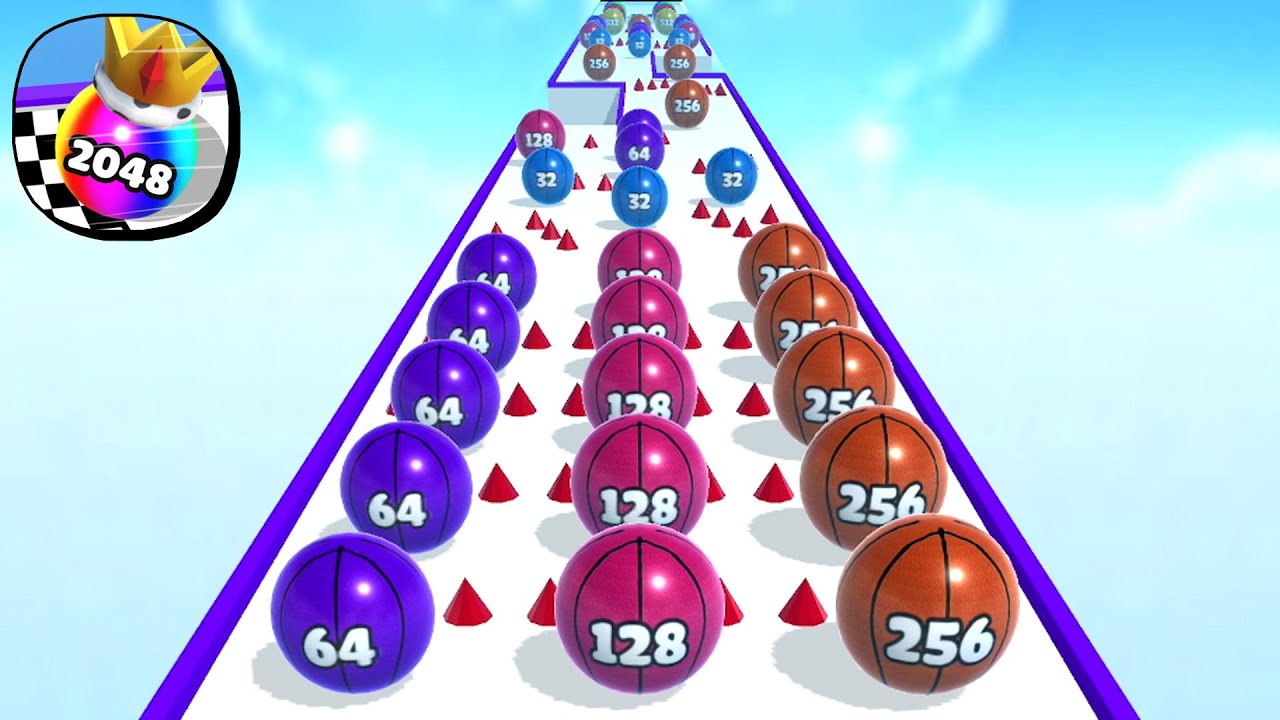 Ball Merge 2048 - All Levels Ball Gameplay Android, iOS ( Level 3452 ...
