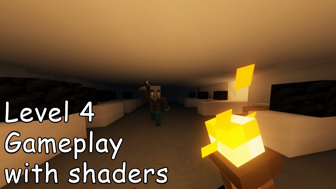 Minecraft Backrooms Gameplay with Shaders ( Level 4 ) - YouTube