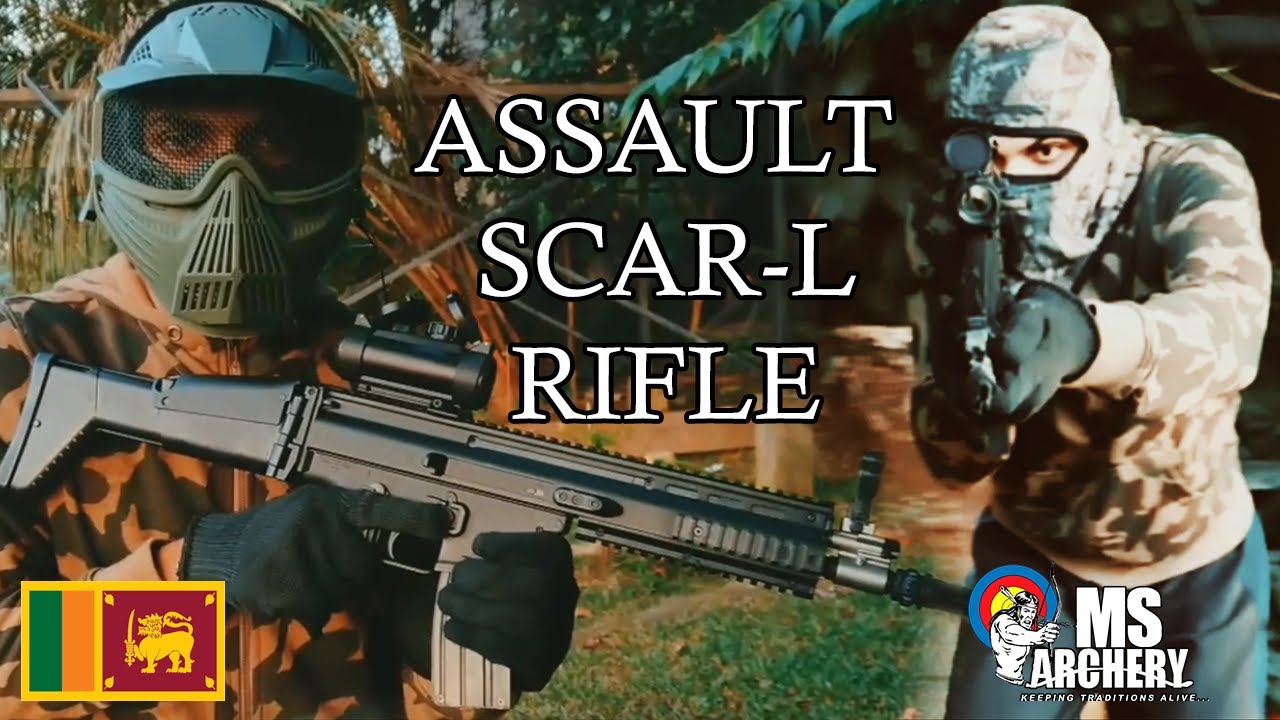 ASSAULT RIFLE SCAR L REVIEW - SRI LANKA AIR SOFT MS ARCHERY - YouTube