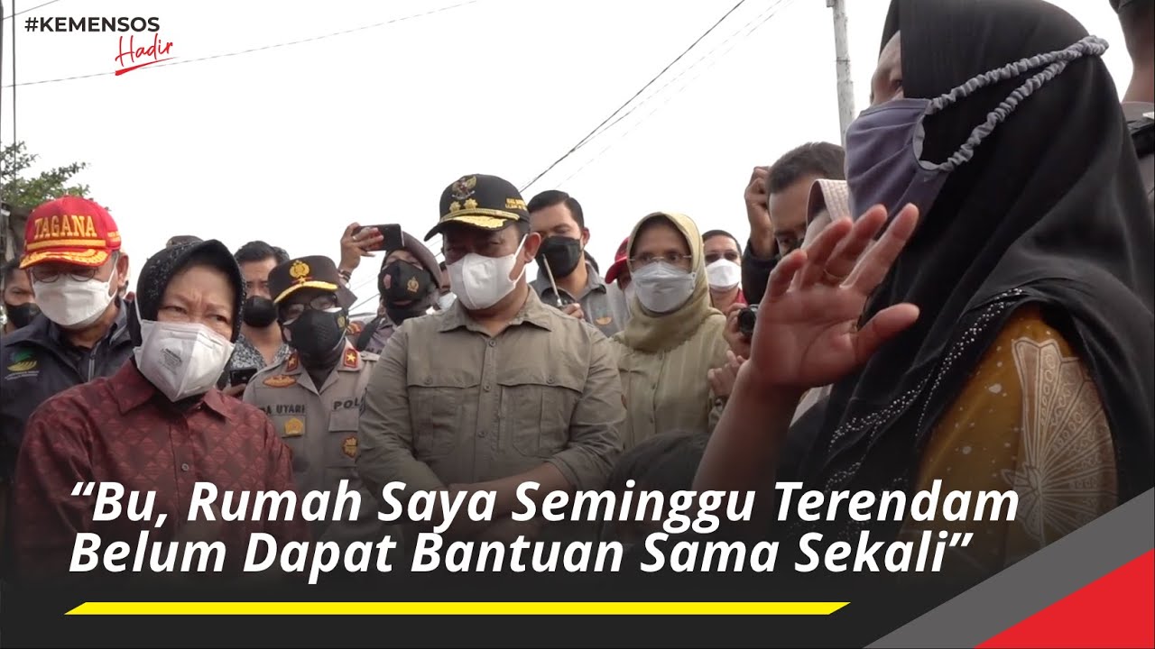 Reaksi Bu Risma Saat Mendengar Keluhan Korban Banjir di Palangkaraya ...