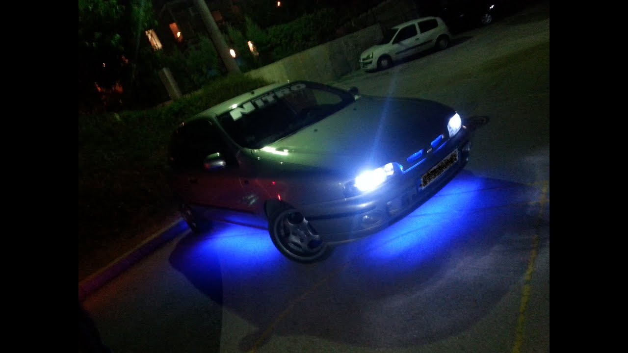 undercar light show tuning - blue led lights - YouTube