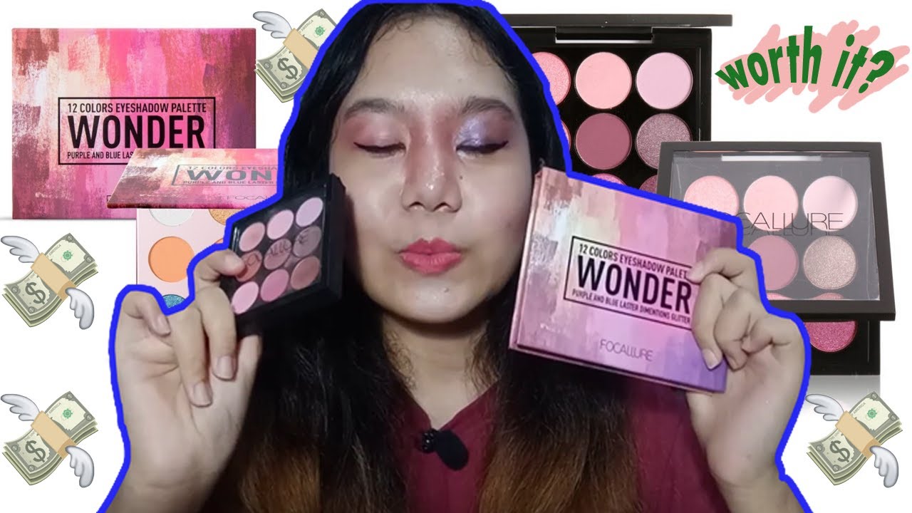 UNBOXING EYESHADOW FOCALLURE WONDER & NINE COLORS 04 - YouTube