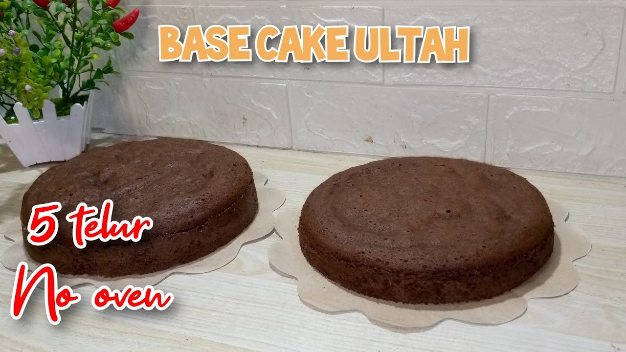 Resep Brownies Base Cake Ultah | Dasar kue Ulang Tahun | Kue Ultah 5 ...