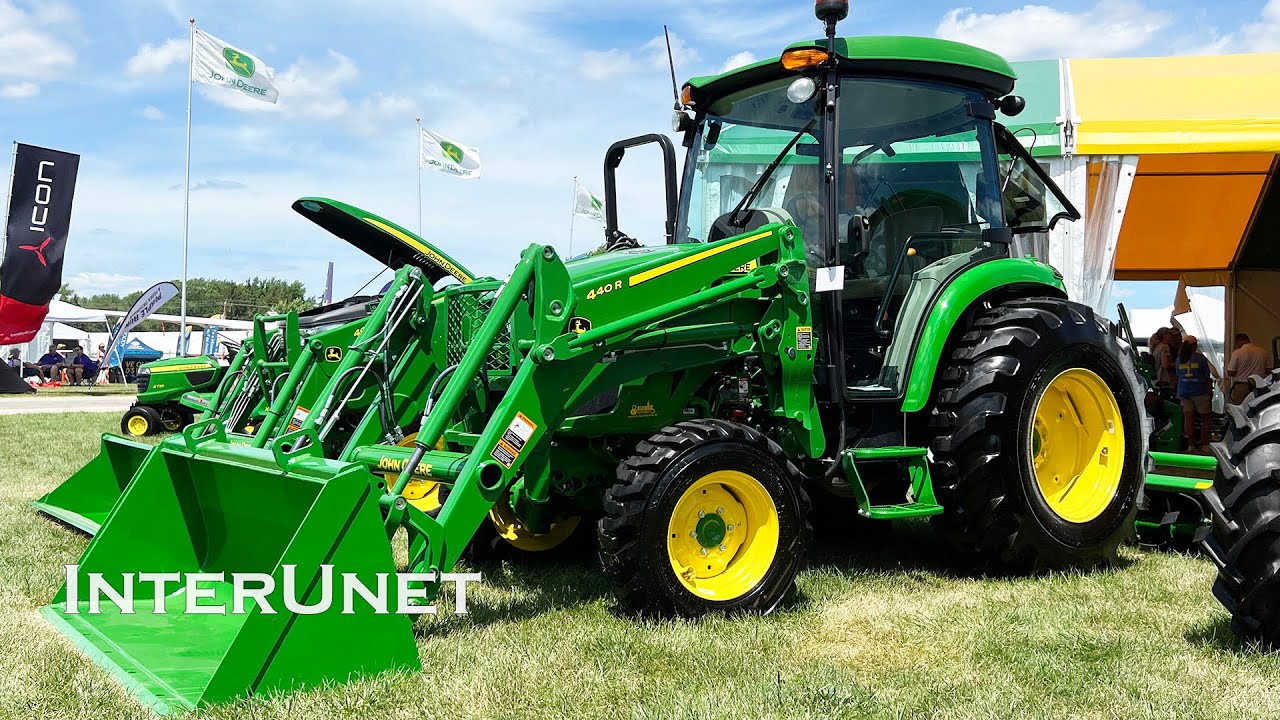 2022 John Deere 4066R Compact Tractor with 440R Front End Loader - YouTube