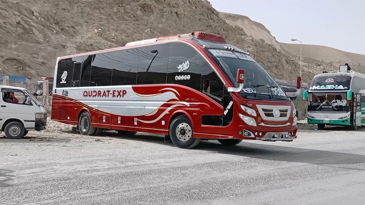 New Road Bullet Bus | Al Qudrat Road Bullet Bus | Hino Bus | Quetta ...