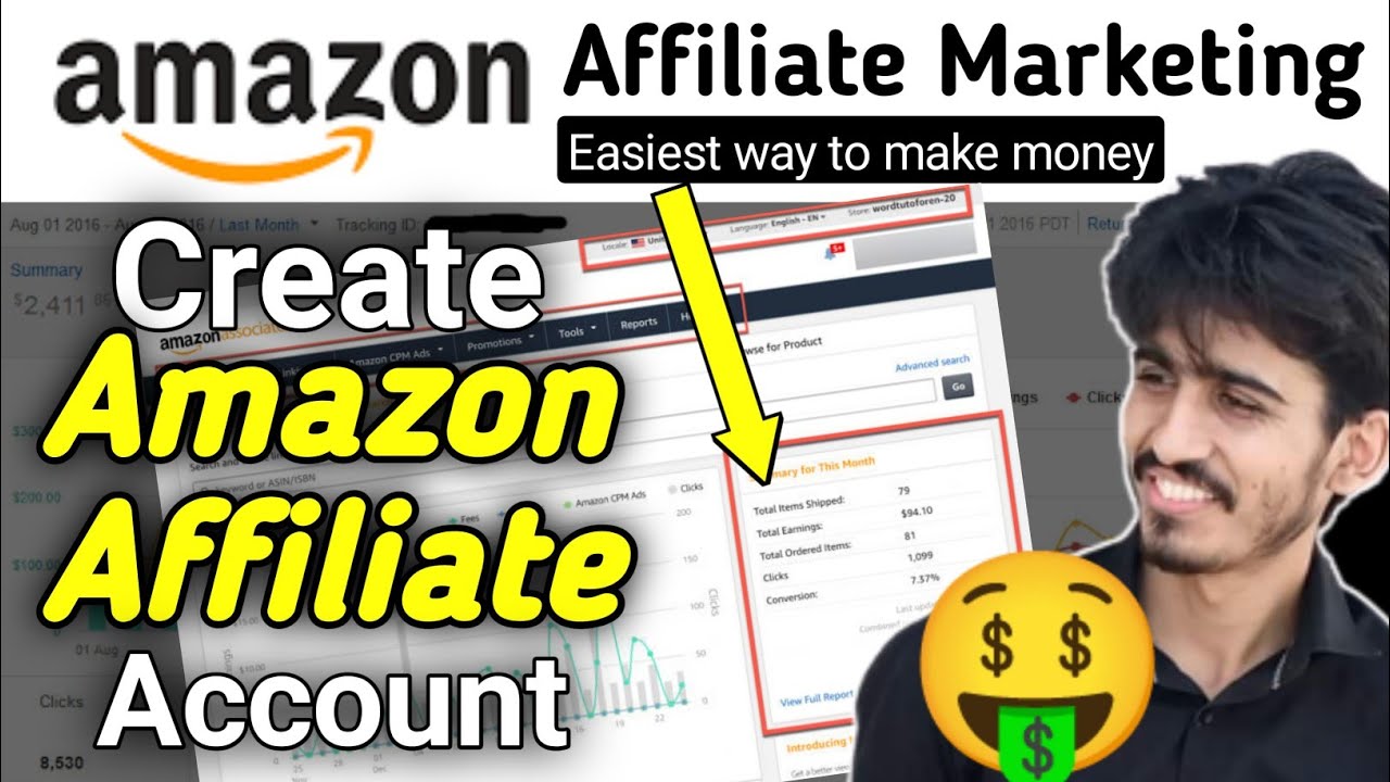 How to Create Amazon Affiliate Account in Pakistan 2023 | Making Money ...