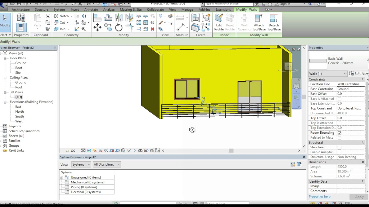 Building Systems Arch Modeling 2/6 - YouTube