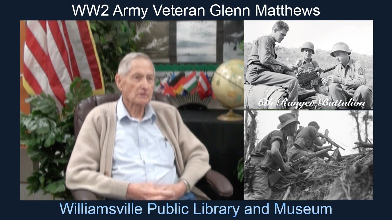 WWII Army Veteran Glenn Matthews Interview - YouTube