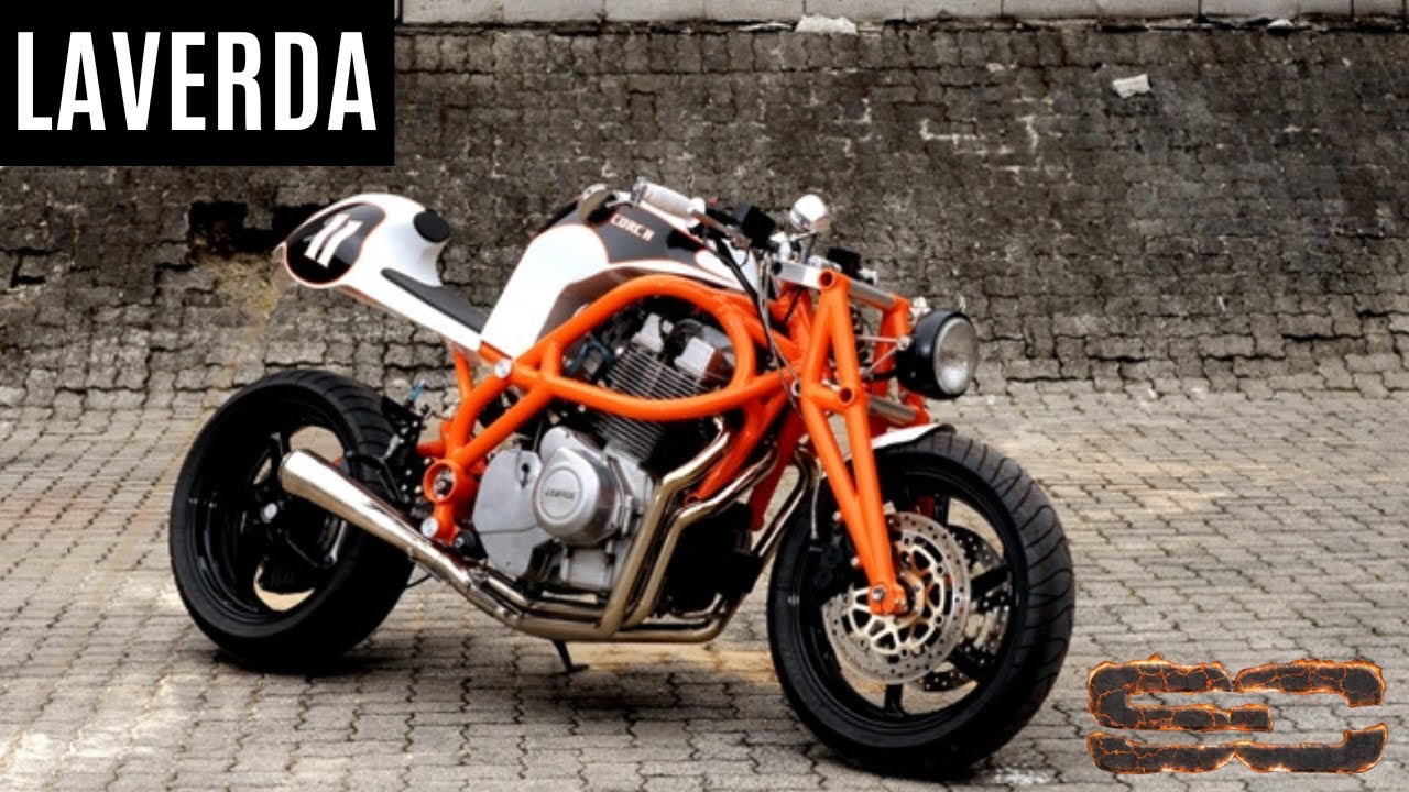 Laverda Custom Burnout by Scorch Cycles - YouTube
