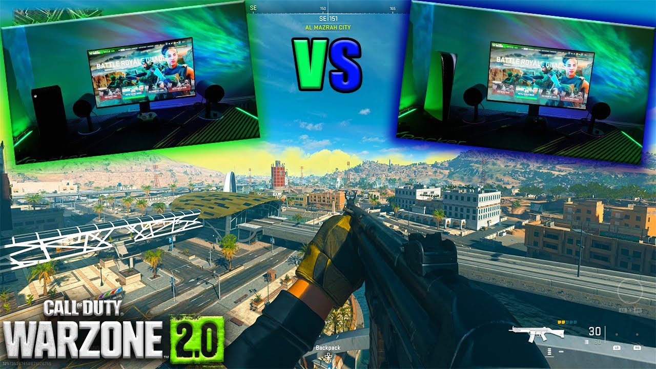 Warzone 2 | PS5 vs Xbox Series X | FPS Test | 120Hz | 120FoV | Battle ...