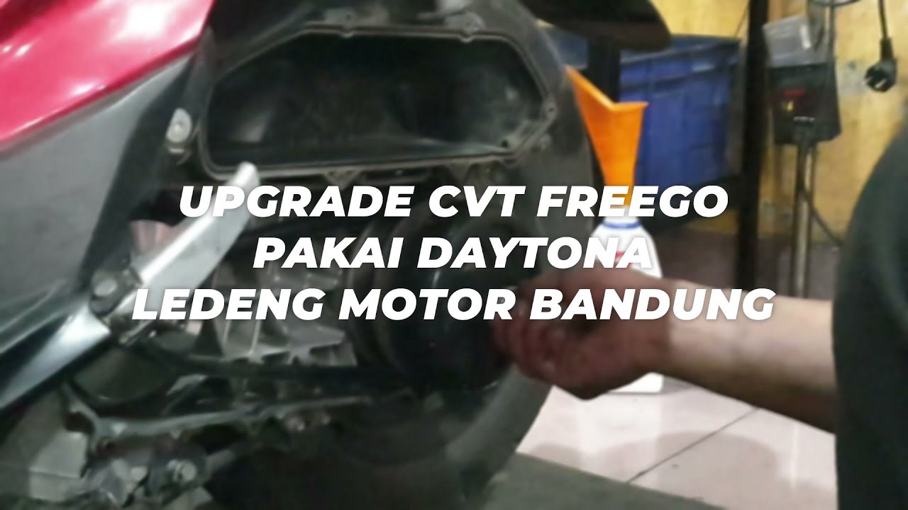 Upgrade CVT Yamaha Freego dengan Daytona di Bengkel Ledeng Motor ...