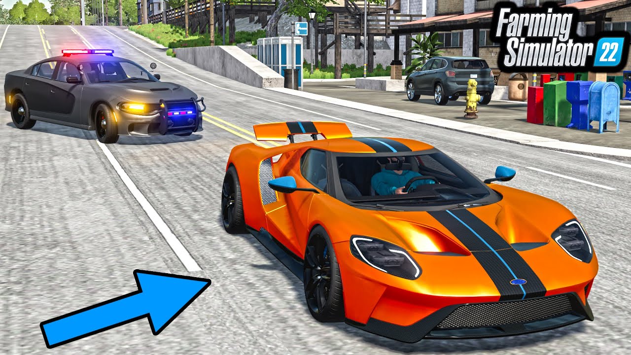 EVADING COPS FAST AND FURIOUS STYLE! (STEALING FORD GT) | FS22 - YouTube
