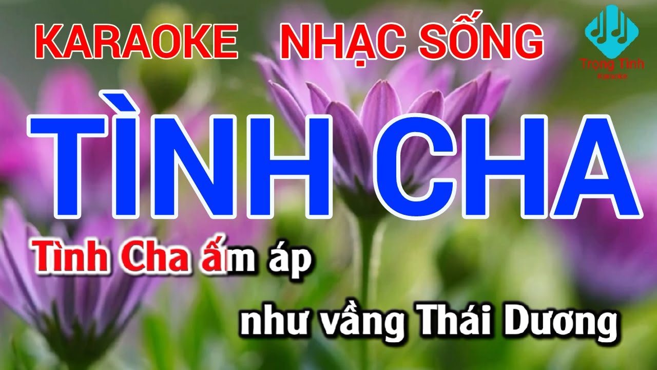 TÌnh Cha Karaoke Hay NhẤt TrỌng TÌnh Karaoke Youtube
