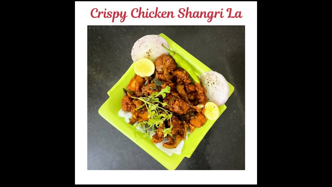 Crispy chicken Shangri la||sunu vlogs||chicken snacks - YouTube