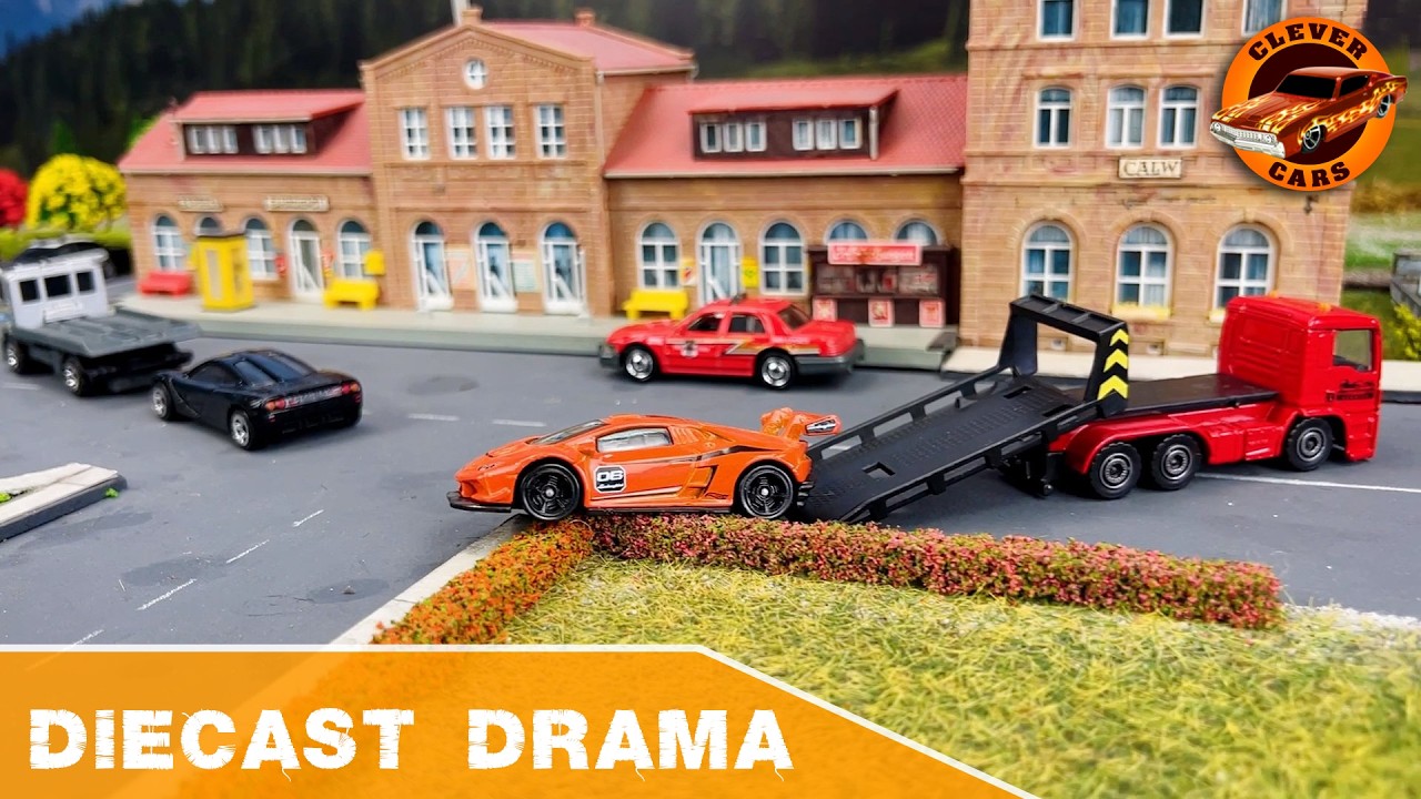 1/64 Scale DIY Diecast Model Cars Diorama - YouTube