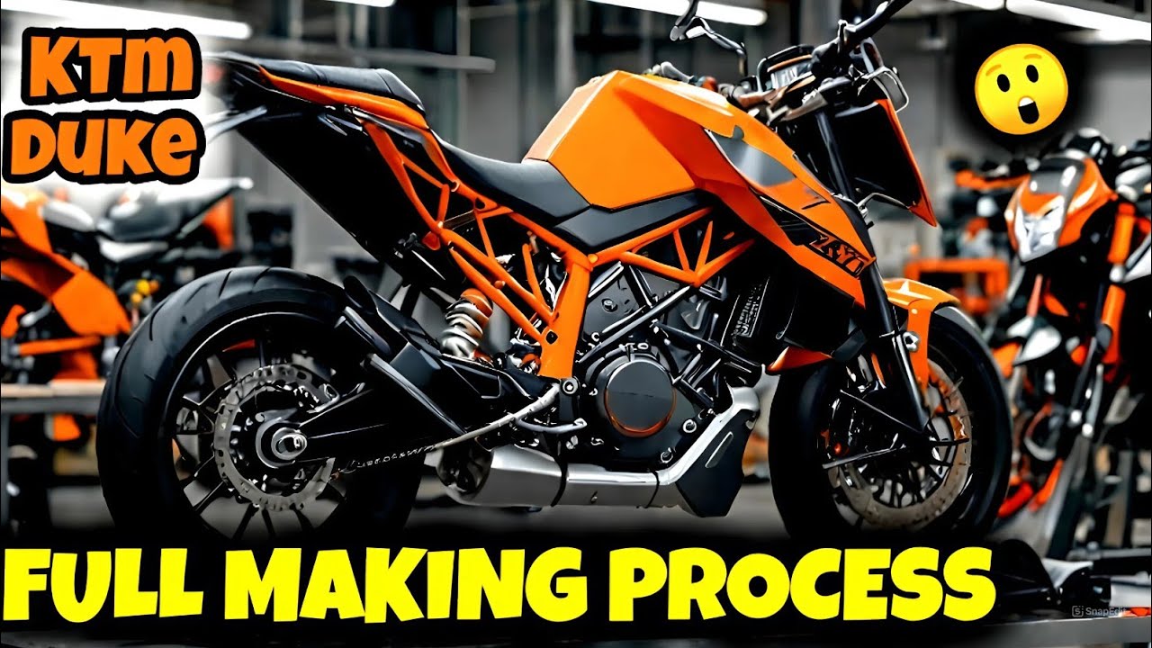 How KTM Bikes Are Made - Behind the Scenes Tour & Build - YouTube