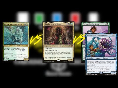 MTG: 3 PLAYER EDH: DAMIA v PIR & TOOTHY v ARABHO - YouTube
