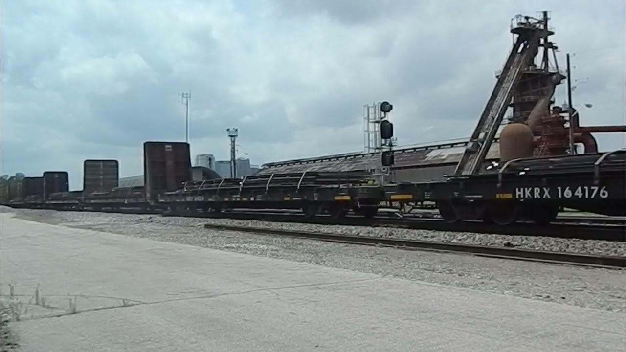 UP 8197 Leads Mixed Freight - 5/08/2023 - YouTube