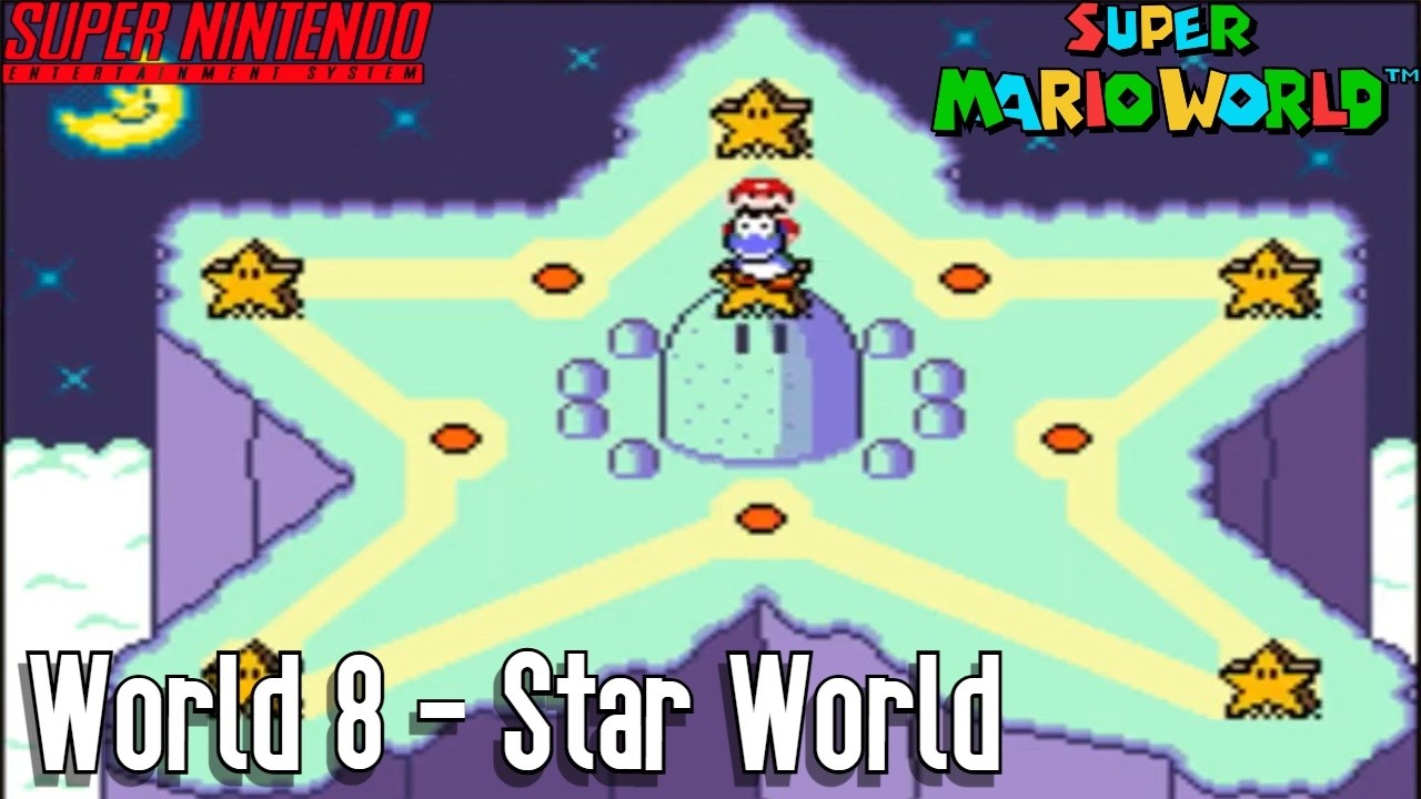 Super Mario World - World 8 - Star World - YouTube