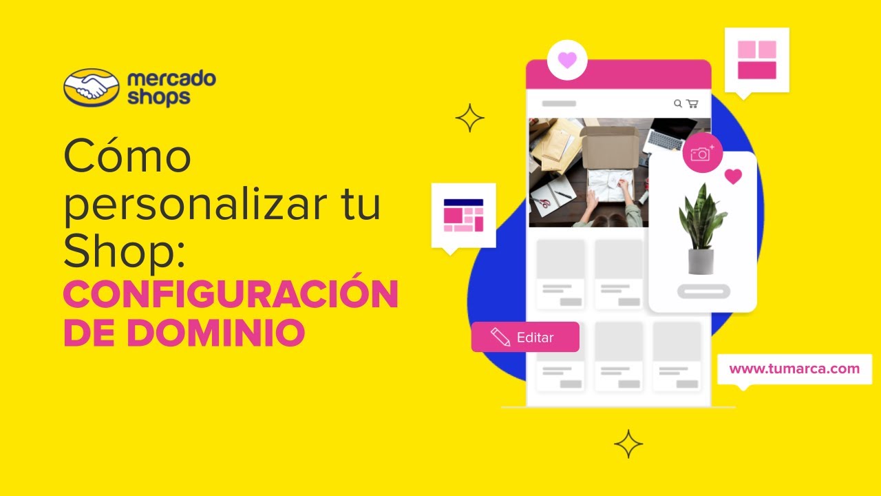 ¿Cómo personalizar tu Mercado Shop - Configuración de dominio? - YouTube