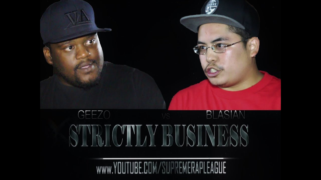 SUPREME RAP LEAGUE PRESENTS GEEZO VS BLASIAN - YouTube
