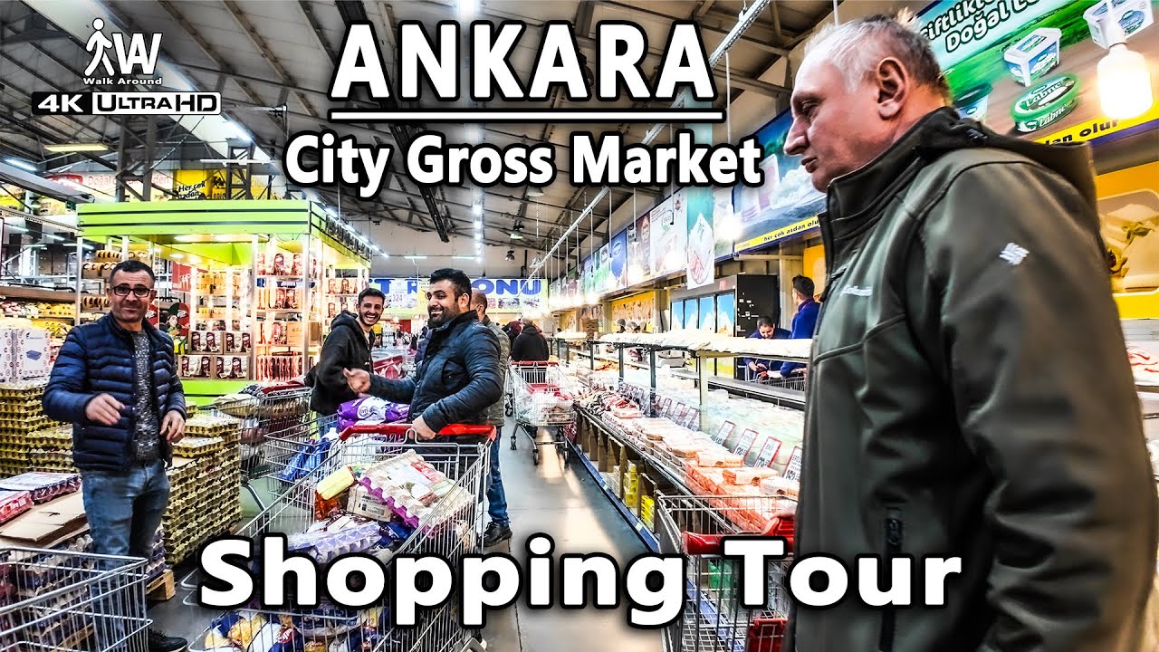 Ankara City Gross Market 4K Yürüyüş Turu | Exploring Vibrant Mall - YouTube