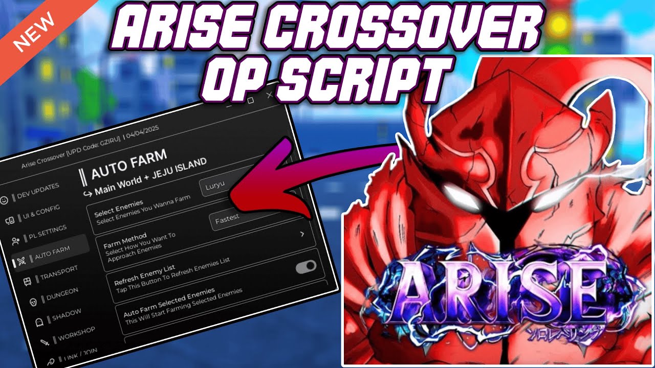 [NEW] Arise Crossover OP Script (2025) PASTEBIN - Auto Farm | Kill Aura ...