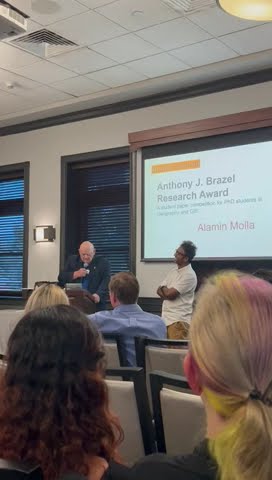 Anthony Brazel Research Award 2025 - YouTube