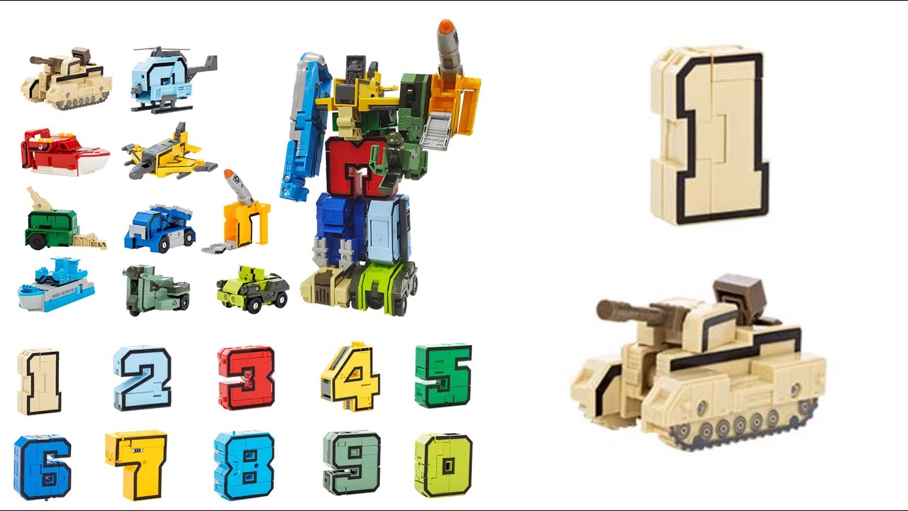 Numbers Combiner (Number one only - stop motion) - YouTube