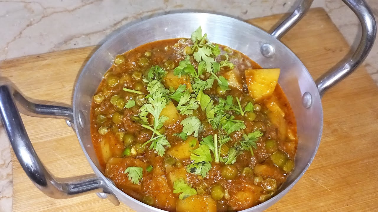 Creamy Aloo Mattar Recipe |Aloo mattar recipe | Sabzi Recipe ...