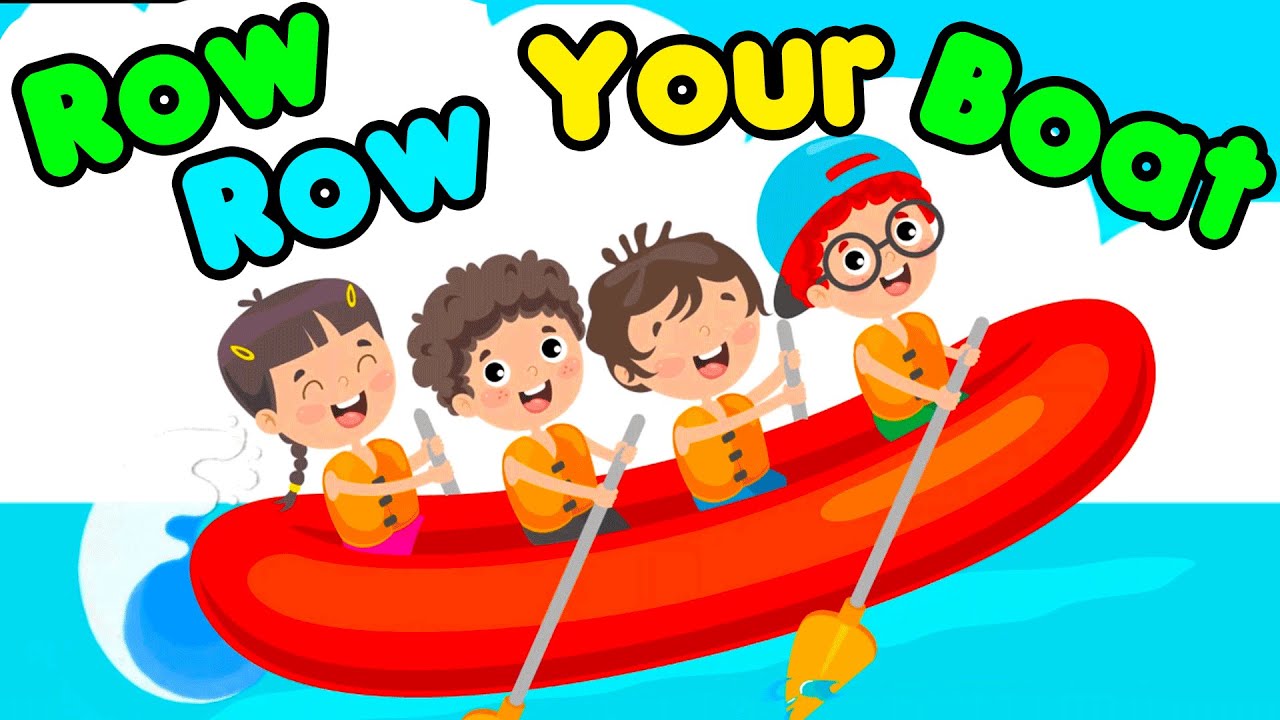 Row Row Your Boat - Best Nursery Rhymes For Babies, Kids Songs, Baby ...