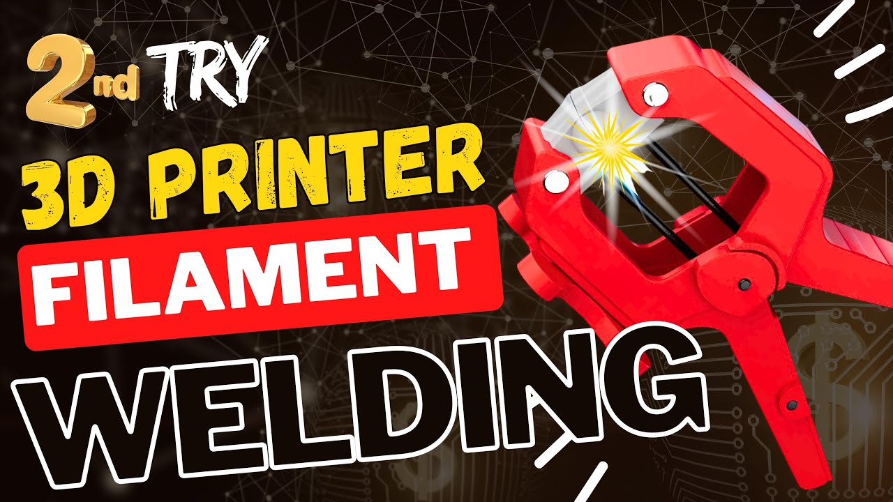 3d Printer Filament Welding: My Second Attempt (How to Weld) - YouTube