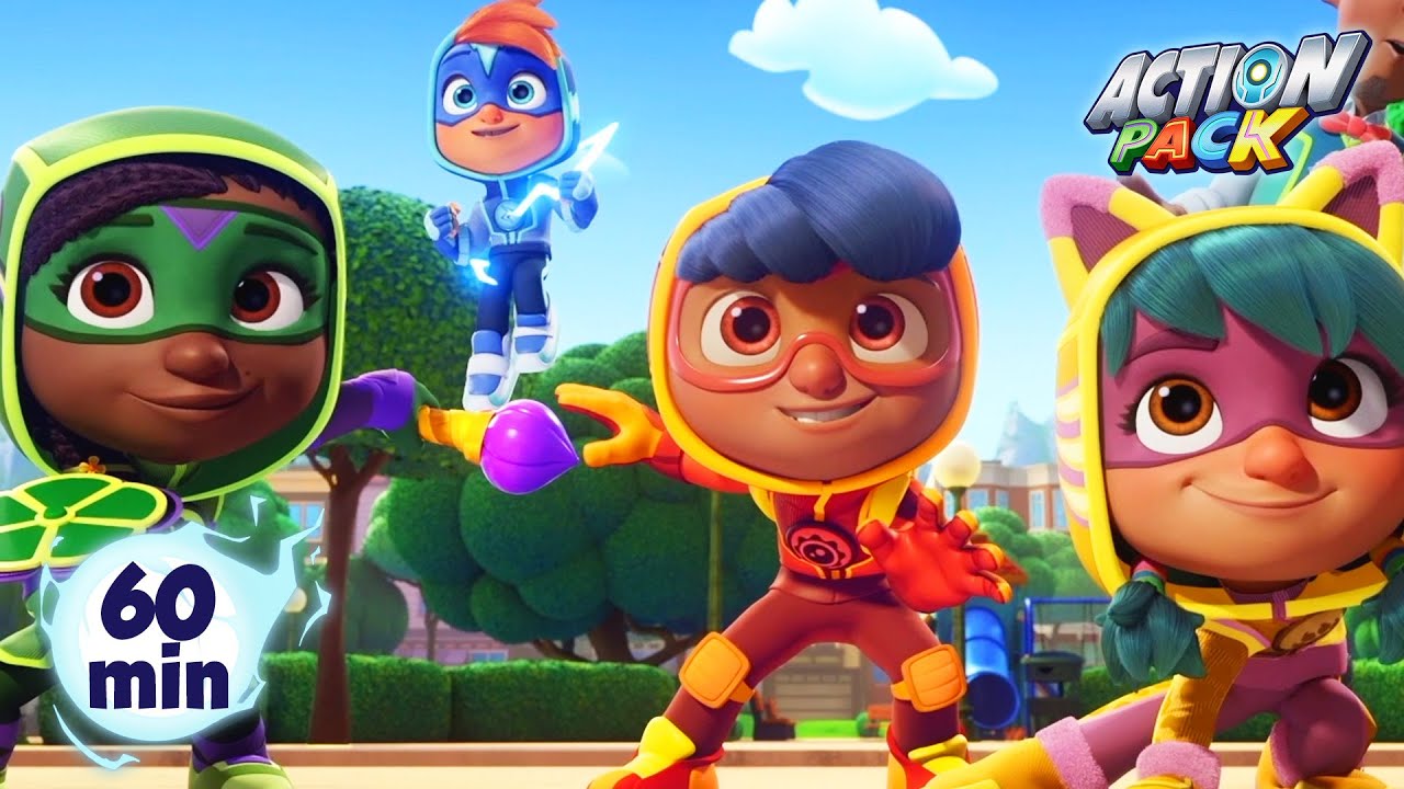The Best Hero Party | Action Pack 🦸 | Action Cartoons For Kids - YouTube