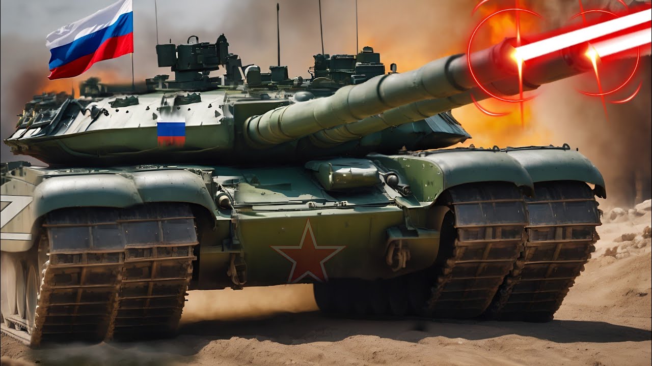 Close combat! Russian Laser Tank Armed Forces Completely Bombard ...