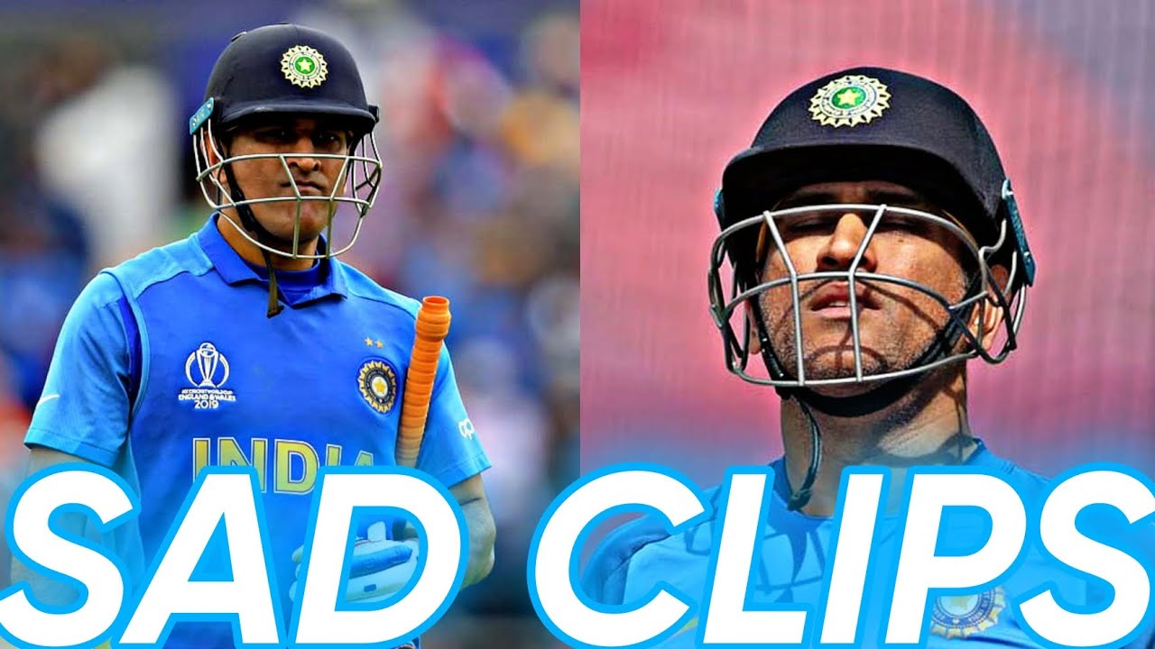 Ms Dhoni Sad Clips For Editing 💔 • Mahi Scene Pack • Ms Dhoni Sad 😭 ...